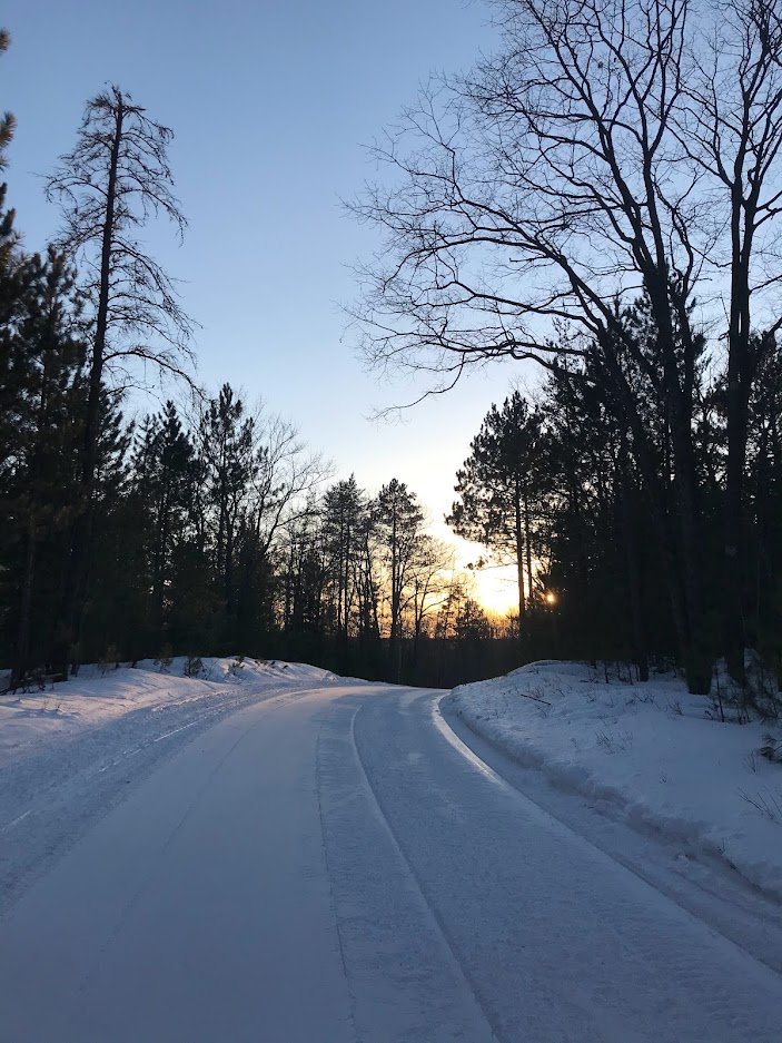 Snowmobile and Ski Trail Conditions Upper Peninsula, Baraga County
